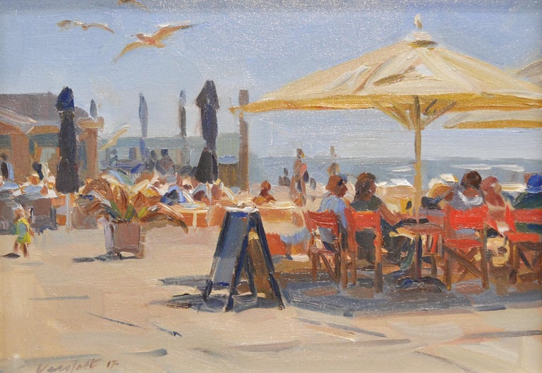 Hans Versfelt - Terrace by Sea, Hans Versfelt, 21st Century ...