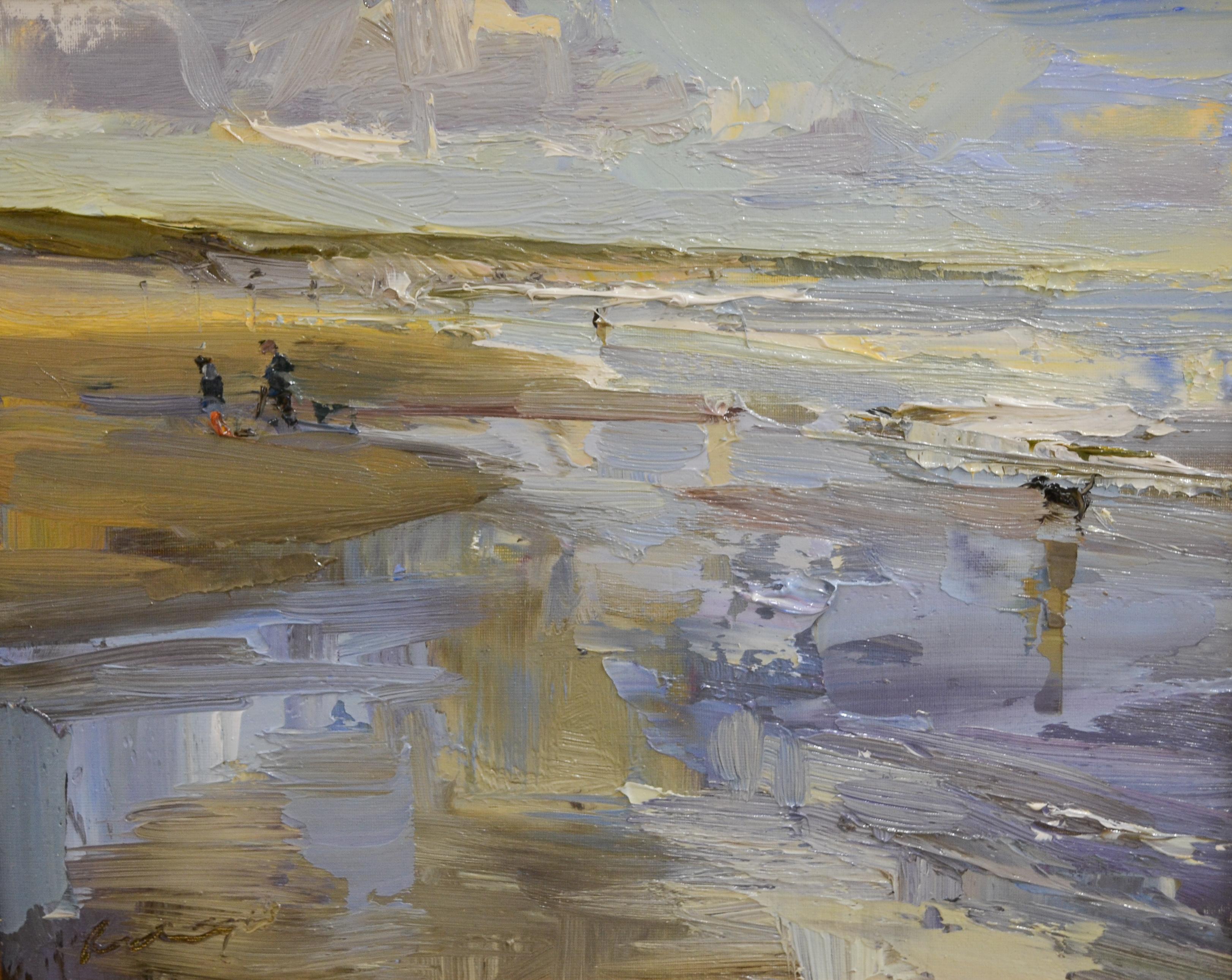 Roos Schuring - Seascape a Summerish Autumn Day, Roos Schuring, 21st ...