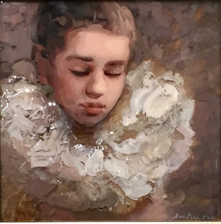 Anne Rixt Kuik - Tender-21st Century Contemporary Portrait Painting by ...