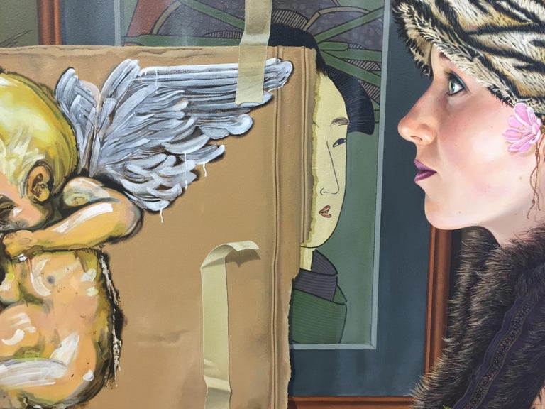 Gerard Schriemer - Invasion of Amor, 21st Century, Contemporary Portrait Painting, Gerard ...