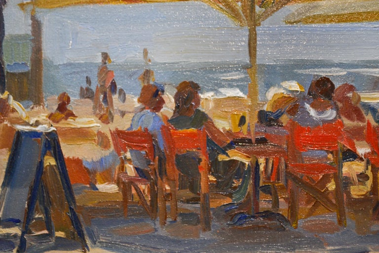 Hans Versfelt - Terrace by Sea, Hans Versfelt, 21st Century ...