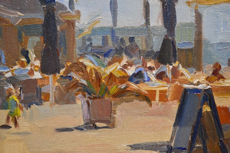 Hans Versfelt - Terrace by Sea, Hans Versfelt, 21st Century ...