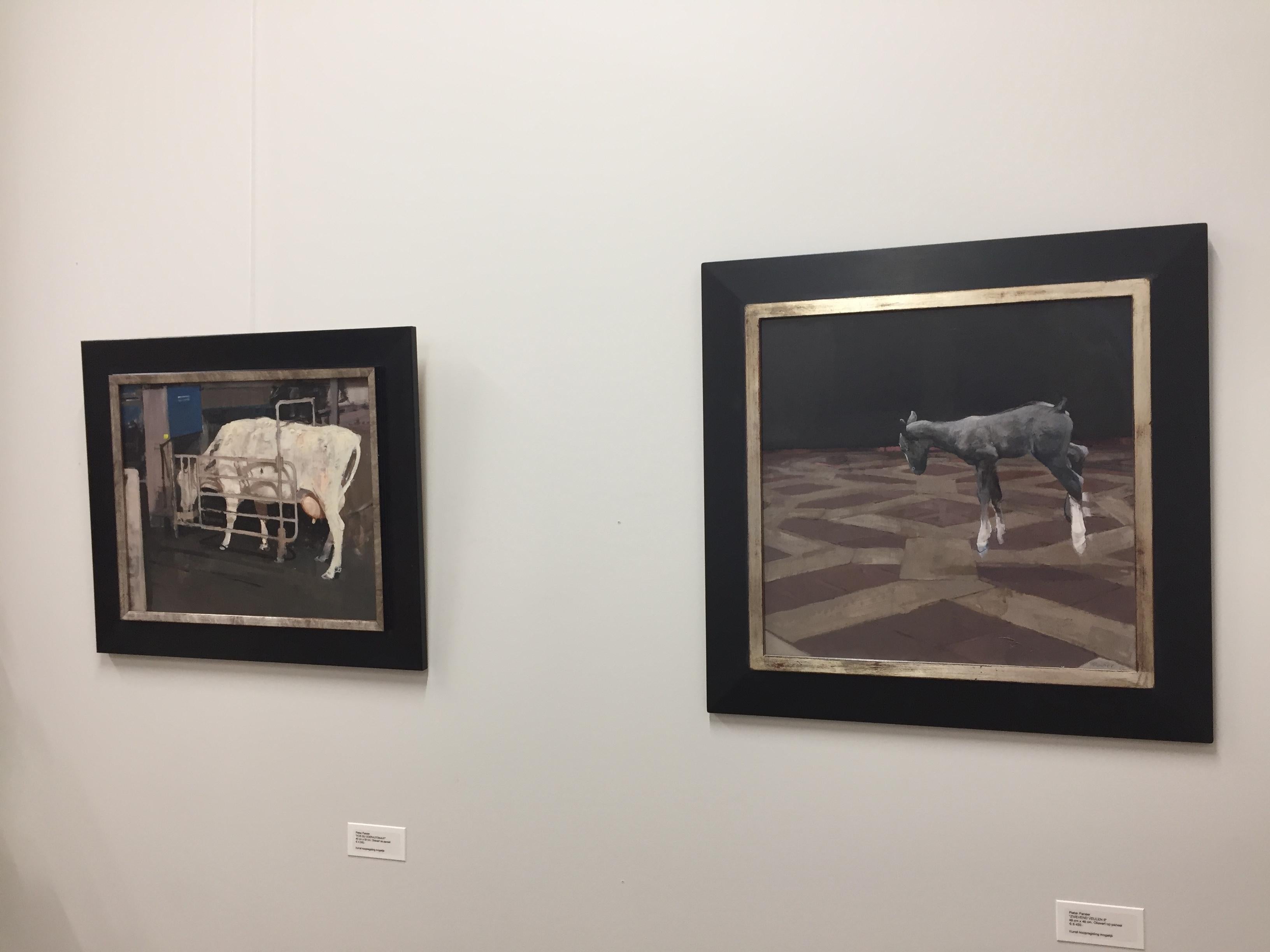 Pieter Pander - Cow- 21st Century Contemporary Painting of a Dutch Cow ...