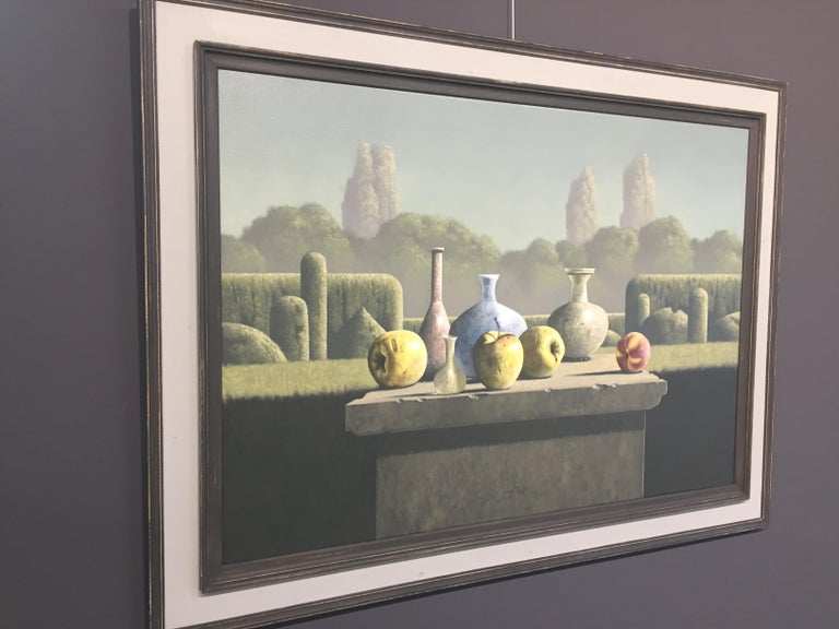 Victor Muller - Still-life Apples and Roman glass-21st Century ...