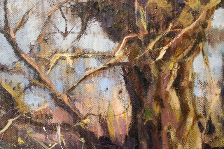 Corry Kooy - Pollard Willows - 21st Century Contemporary Oil Painting ...