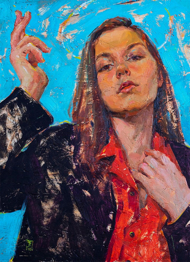 Tania Rivilis - Rebel's Blessing - 21st Century Contemporary Colorful ...