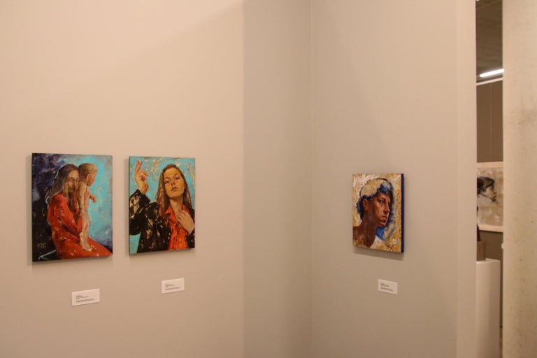 Tania Rivilis - Head Study - 21st Century Contemporary Colourful Oil ...