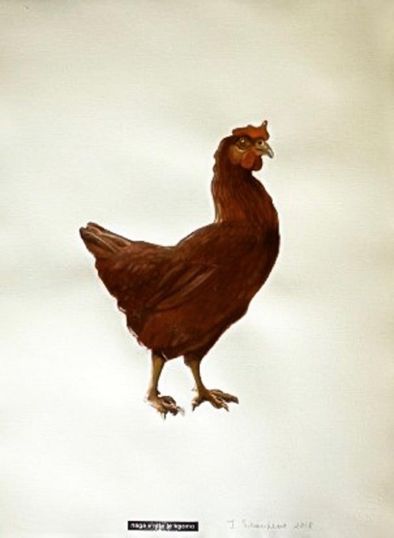 Cockerel Painting - 5 For Sale on 1stDibs