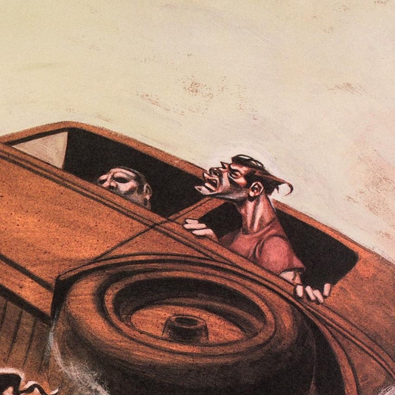 Glenn Barr - Glenn Barr, "Hot Rails to Hell", Lithograph, 2018 For Sale ...