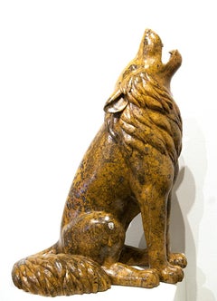 Ken Q Li - Original Chinese white jade sculpture by Ken Q Li POLAR BEAR ...