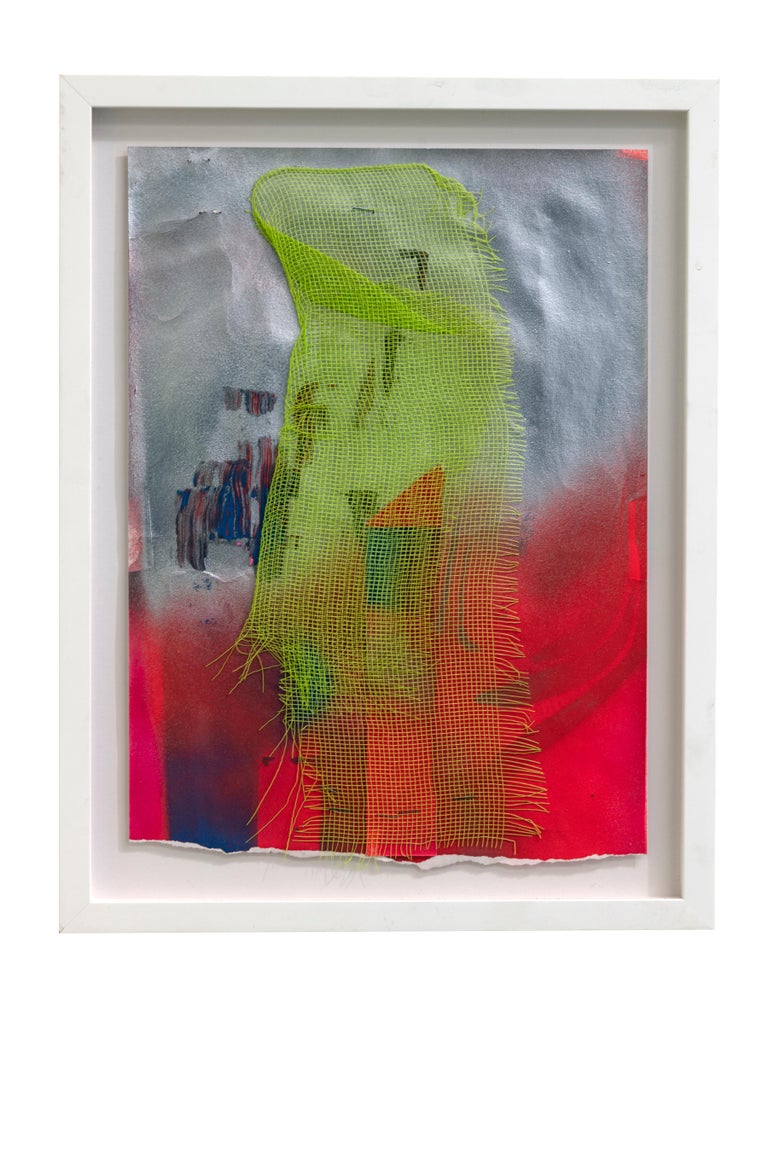 Martin Durazo - Untitled (Red and Yellow), small, abstract, neon ...