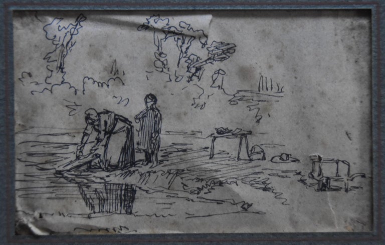 Charles Jacque - Charles Emile JACQUE (Paris 1813 - 1894) Four drawings ...