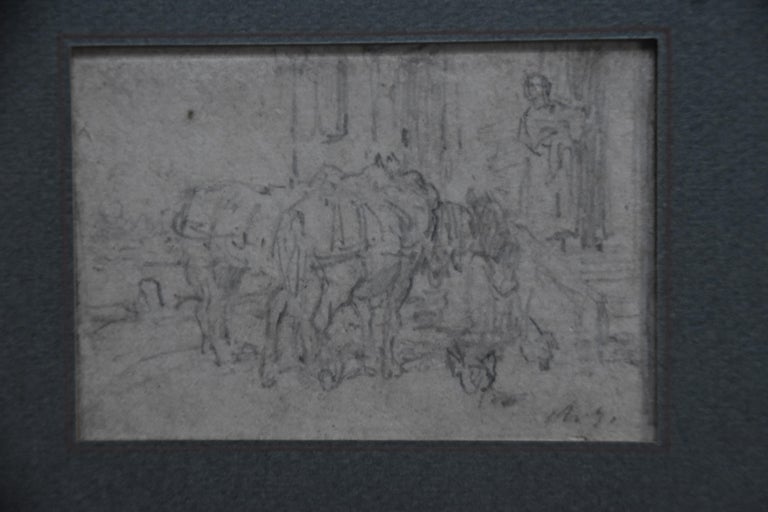 Charles Jacque - Charles Emile JACQUE (Paris 1813 - 1894) Four drawings ...