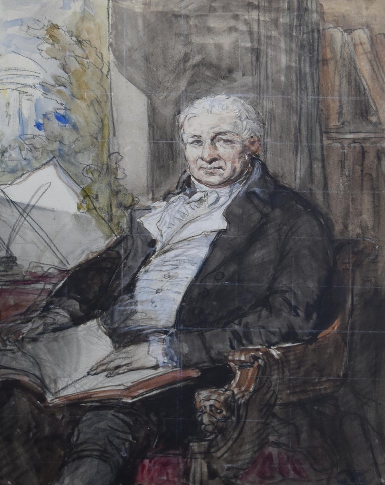 Louis Gallait - Louis Gallait (1810-1887) Portrait of a Gentleman ...