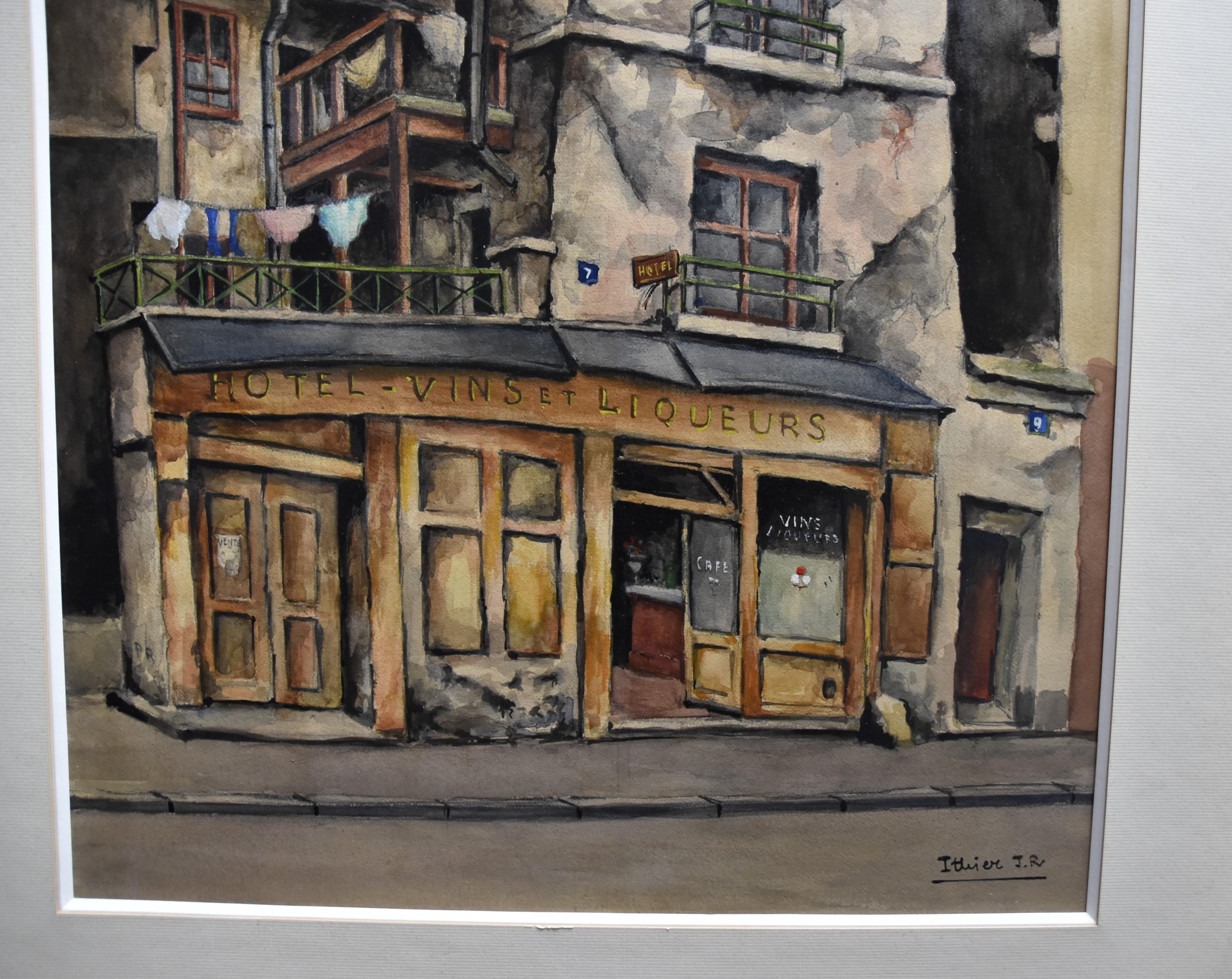 JEAN ROBERT ITHIER - Jean Robert Ithier (1904-1977) La Rue Thouin ...