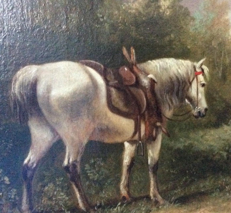 Follower Julius Caesar Ibbetson - Gentleman, Horse, dogs, Shooting ...