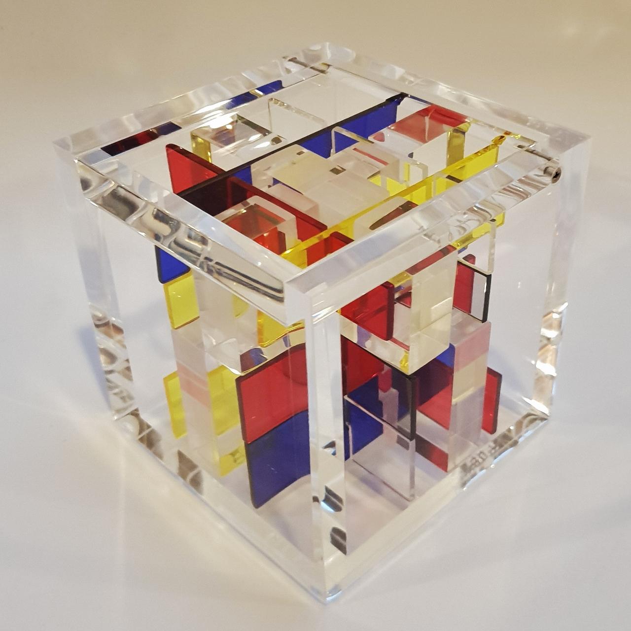 Haringa + Olijve - Homage to Mondriaan - contemporary modern abstract ...