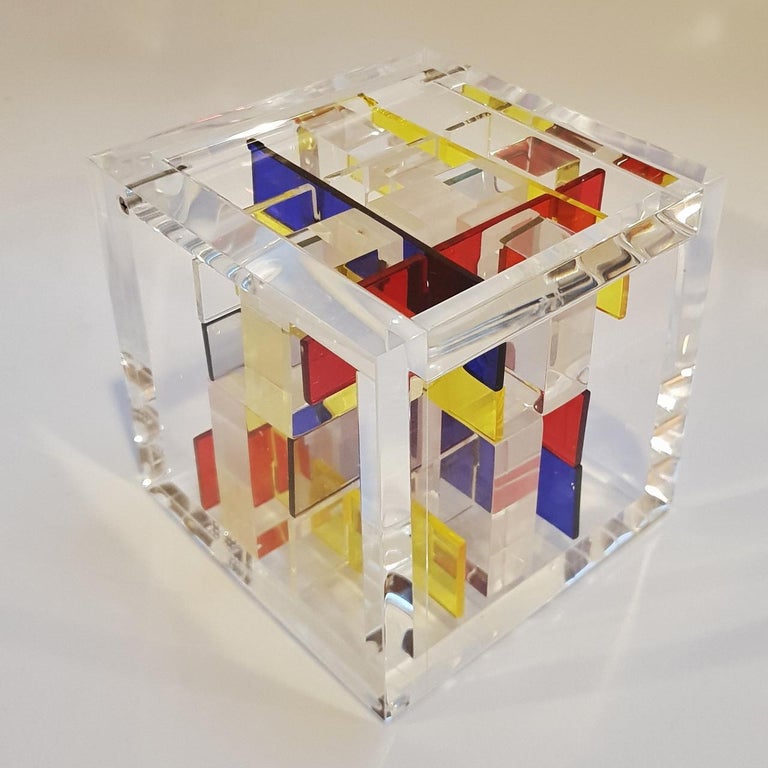 Haringa + Olijve - Homage to Mondriaan - contemporary modern abstract ...