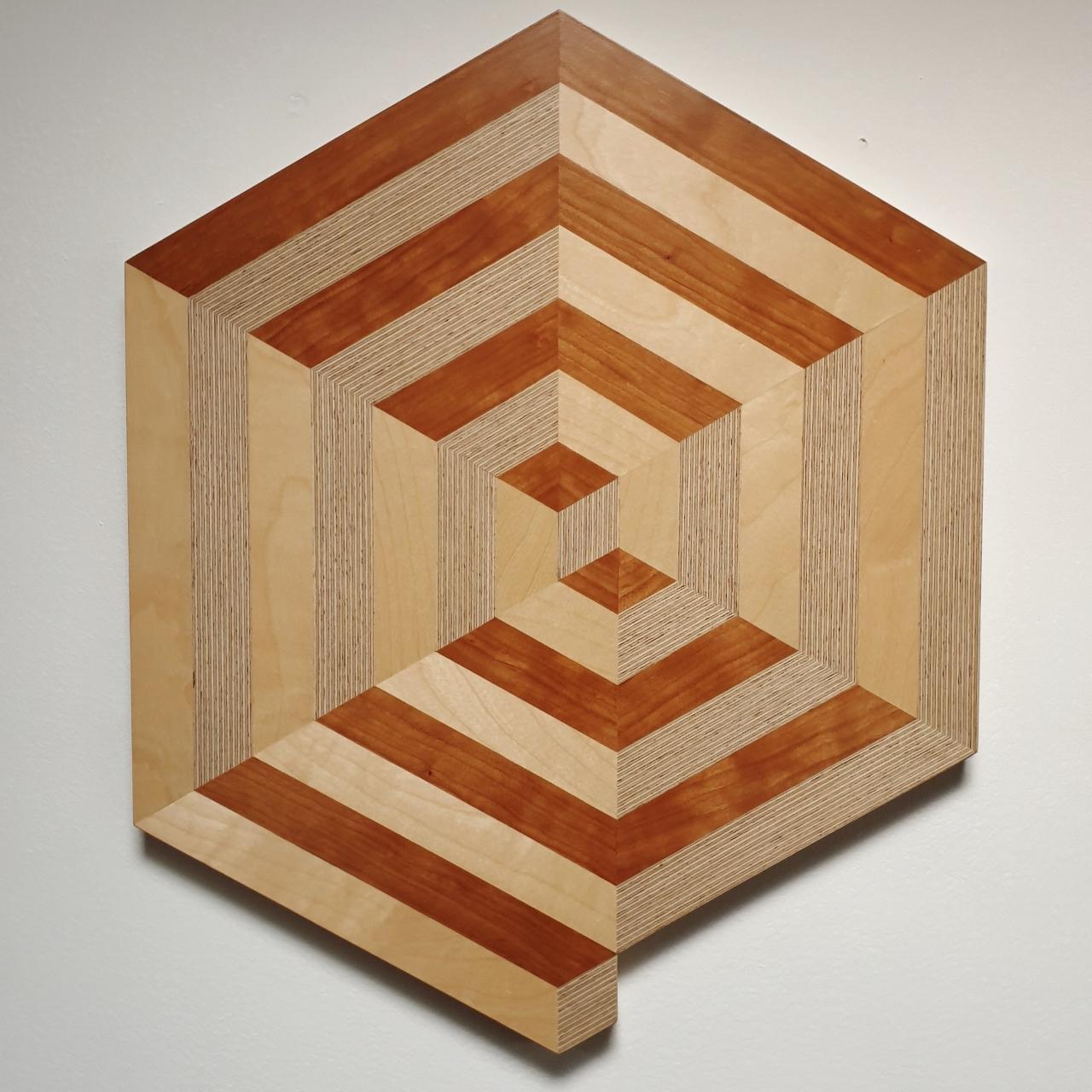 Hanneke Rijks - Cubes - contemporary modern abstract geometric wood ...