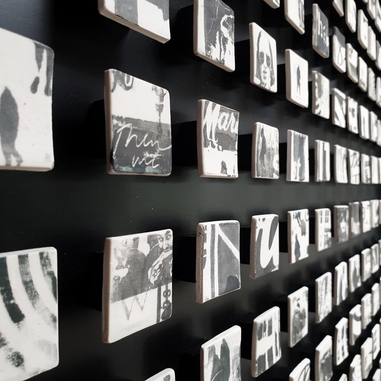 Kate Brett - Ticket office - contemporary modern abstract figurative ...