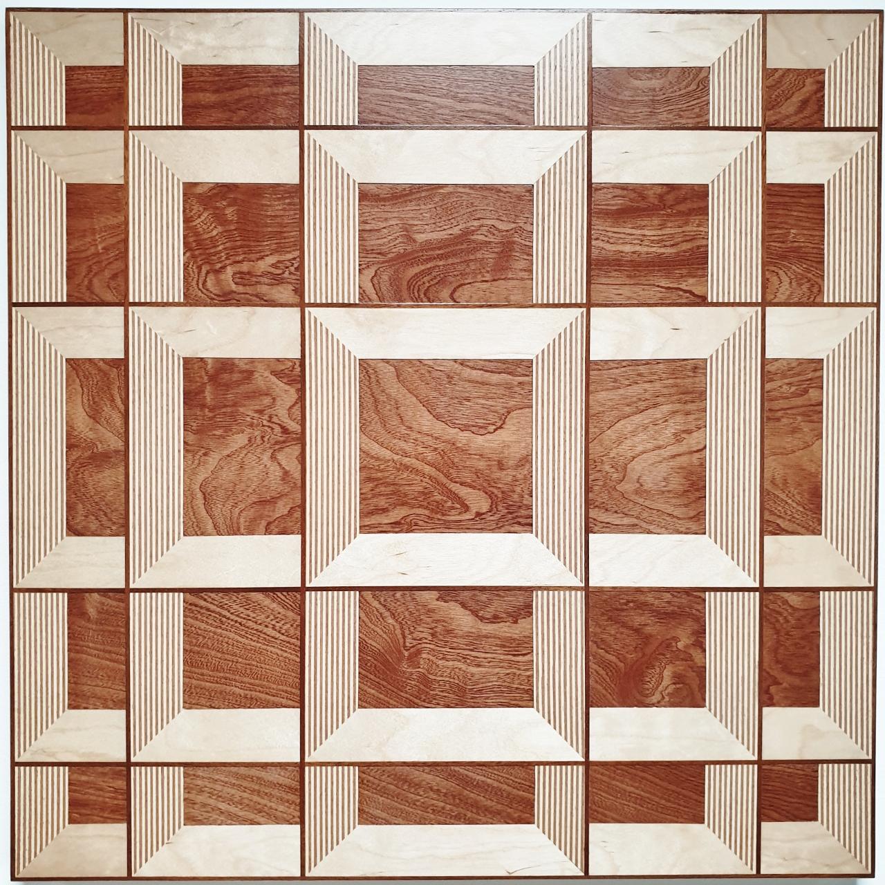 Hanneke Rijks - Spiral - contemporary modern abstract geometric wood ...