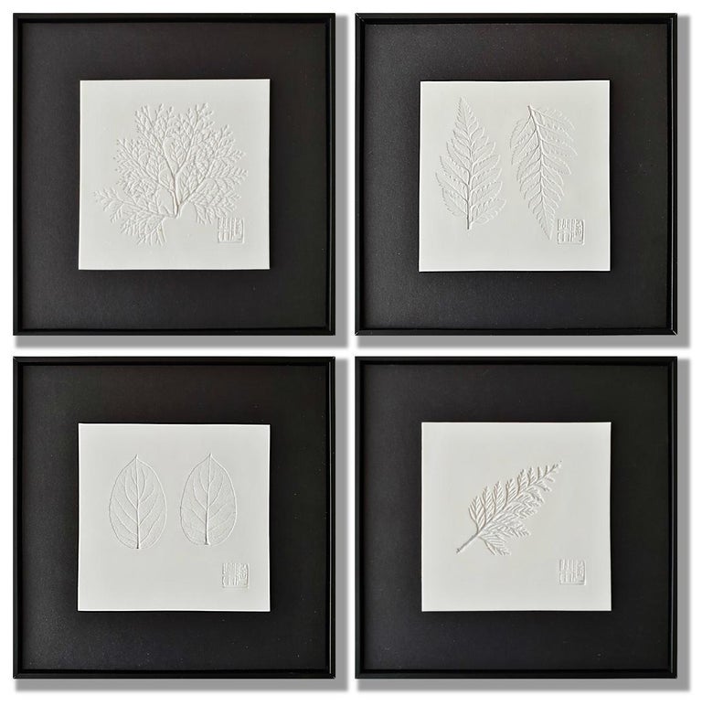 Hans Meeuwsen - Beauty of Nature quadriptych - white black contemporary ...