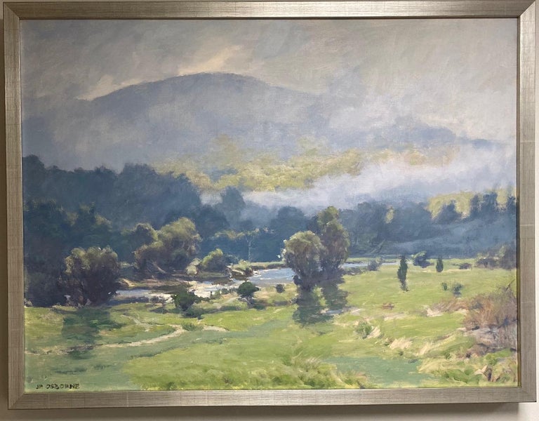 John Phillip Osborne - Spring Mist, original 30x40 impressionist ...