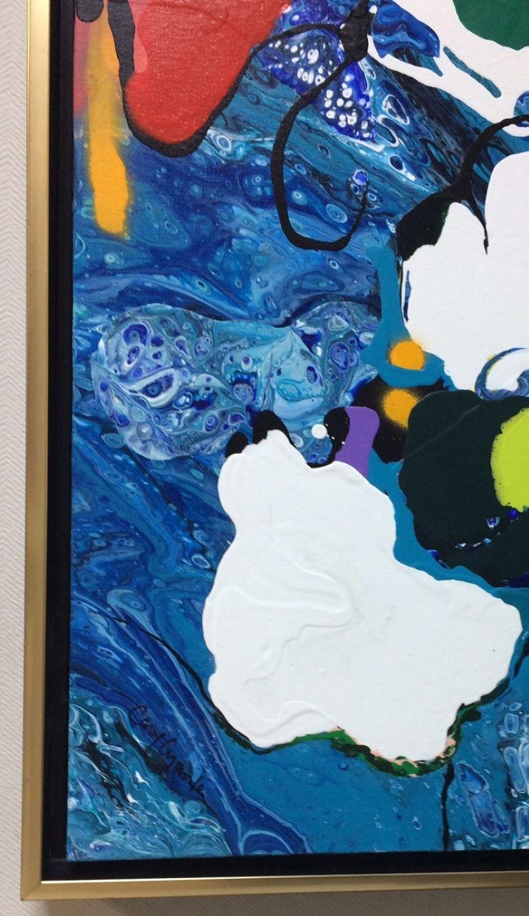 Carol Carpenter - Euphoria, original 36x36 abstract expressionist ...