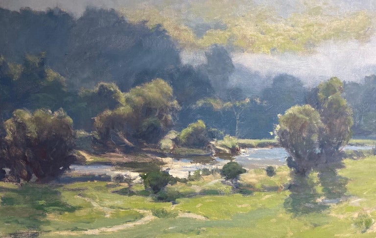 John Phillip Osborne - Spring Mist, original 30x40 impressionist ...