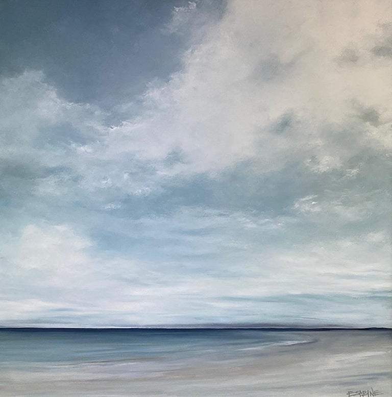 Elizabeth Sabine - Seascape 79-AL, original 48x48 contemporary marine ...