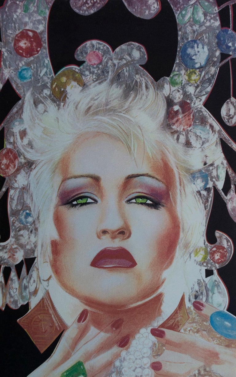 (after) Richard Bernstein - Cyndi Lauper portrait for Interview ...