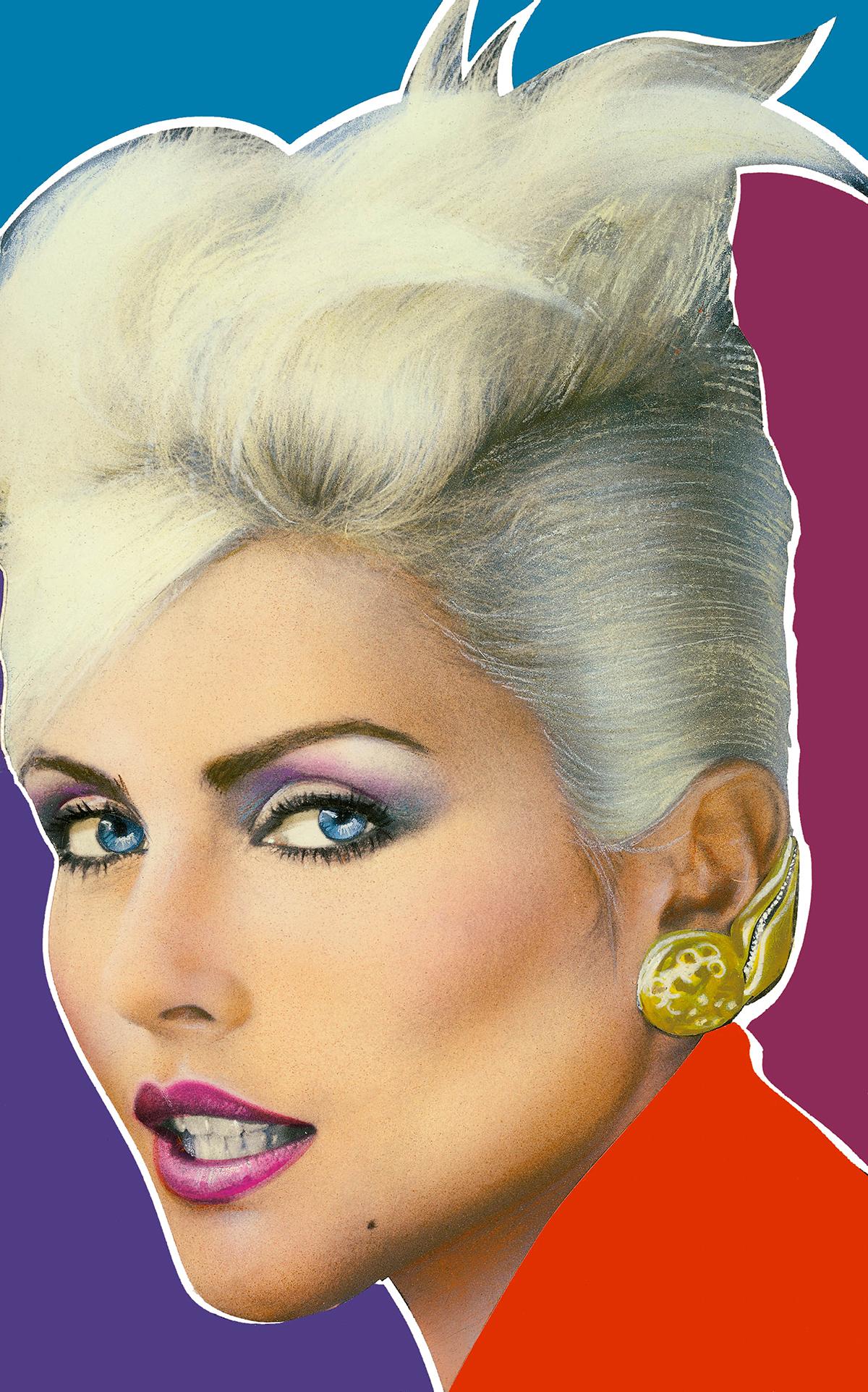 (after) Richard Bernstein - Debbie Harry portrait for Interview ...