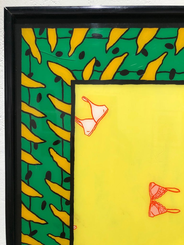 Lee Grantham - Be-bops-aboobs-alot, reverse acrylic on plexiglass ...