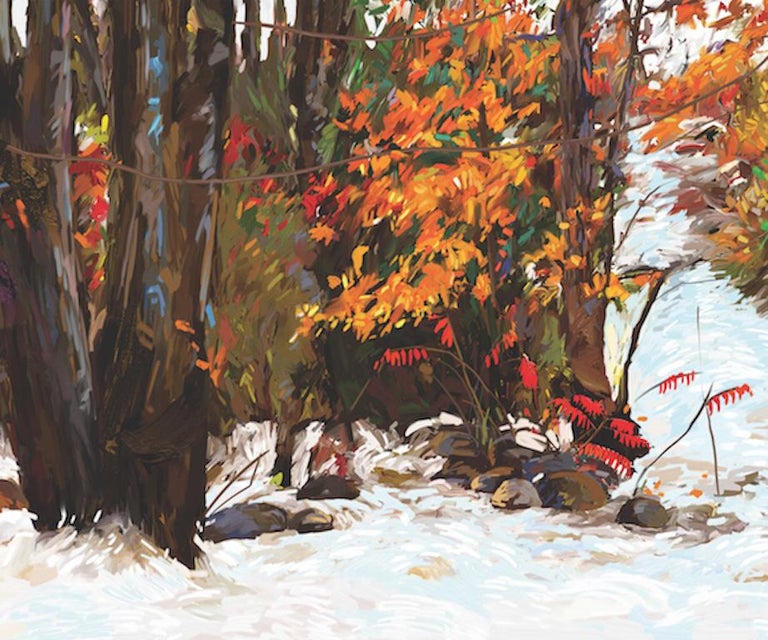 Redina Tili - White Path Ver. IX - Oil on Canvas Painting by Redina ...