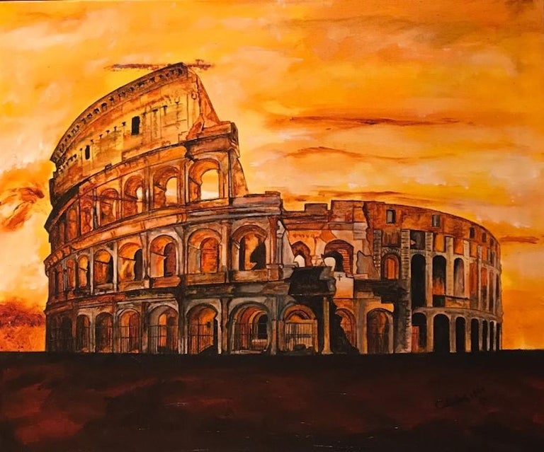 Colosseum Oil Painting