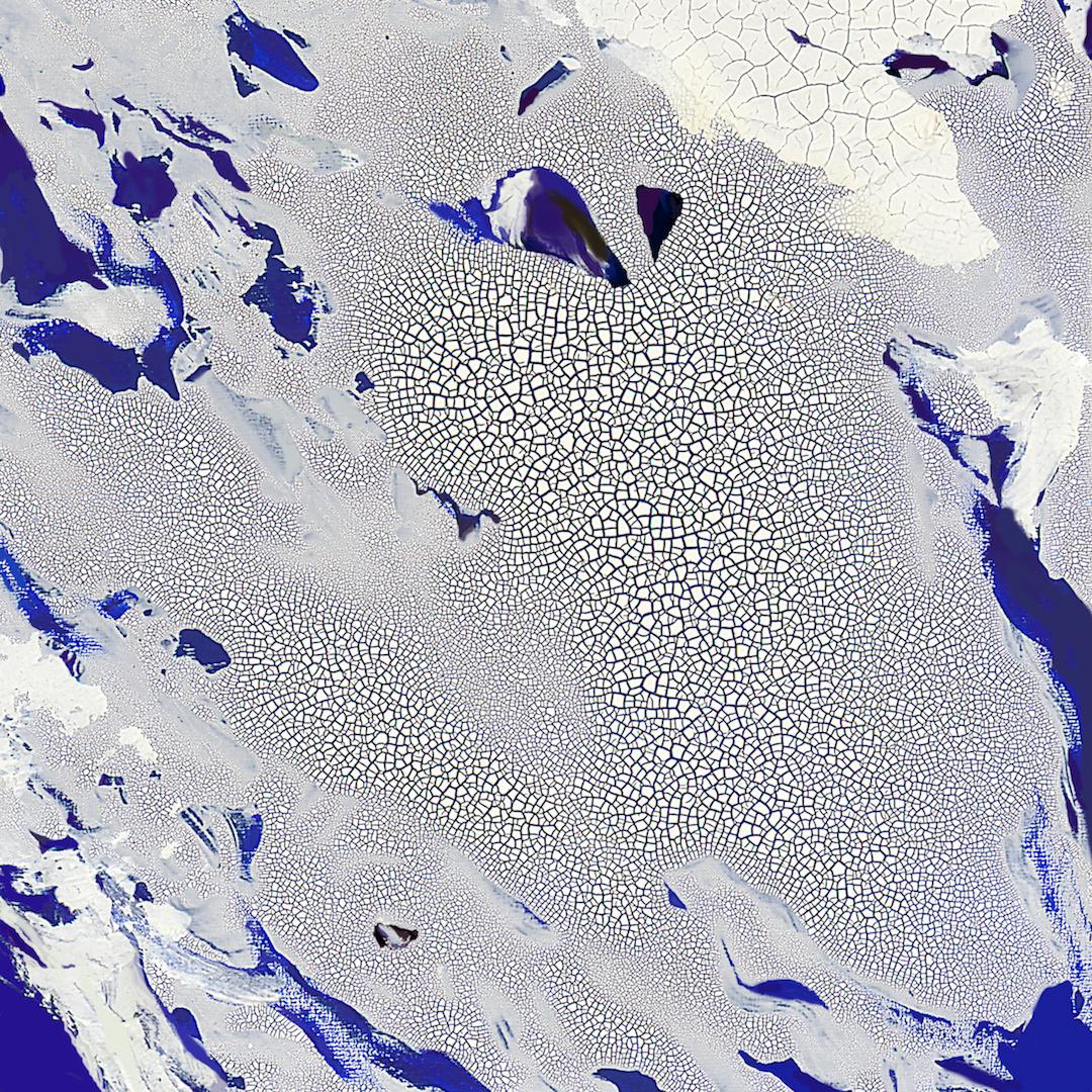 Diane Burko - Elegy for Meren Glacier, Indonesia, limited edition art ...