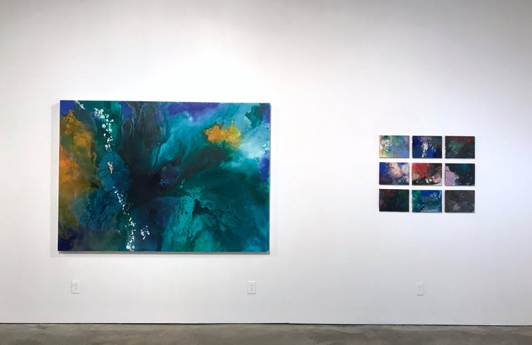 Diane Burko - Coral Reef Grid, no. 10 painting For Sale at 1stDibs