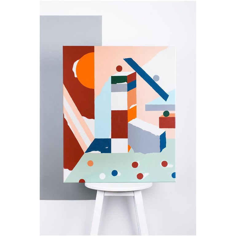 Mireia Ruiz - Abstract 53 - Painting, Surrealist, Landscape ...