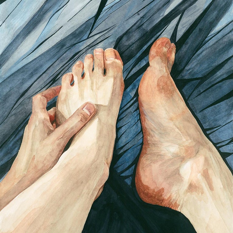 Marie Tooth - Crystal - Watercolor Painting, Hyperrealism, Contemporary ...