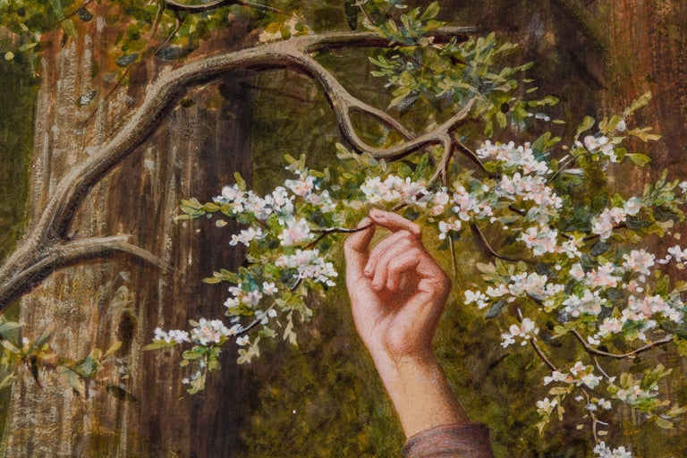 James Barnes - James Barnes (1870-1923) "Gathering May" An Exceptional ...