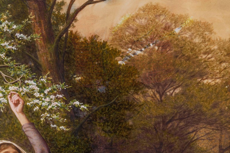 James Barnes - James Barnes (1870-1923) "Gathering May" An Exceptional ...