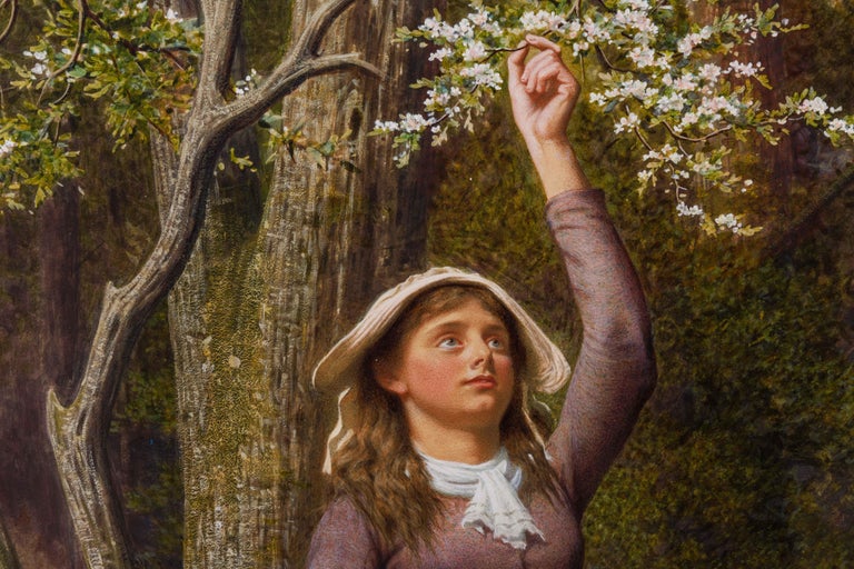 James Barnes - James Barnes (1870-1923) "Gathering May" An Exceptional ...