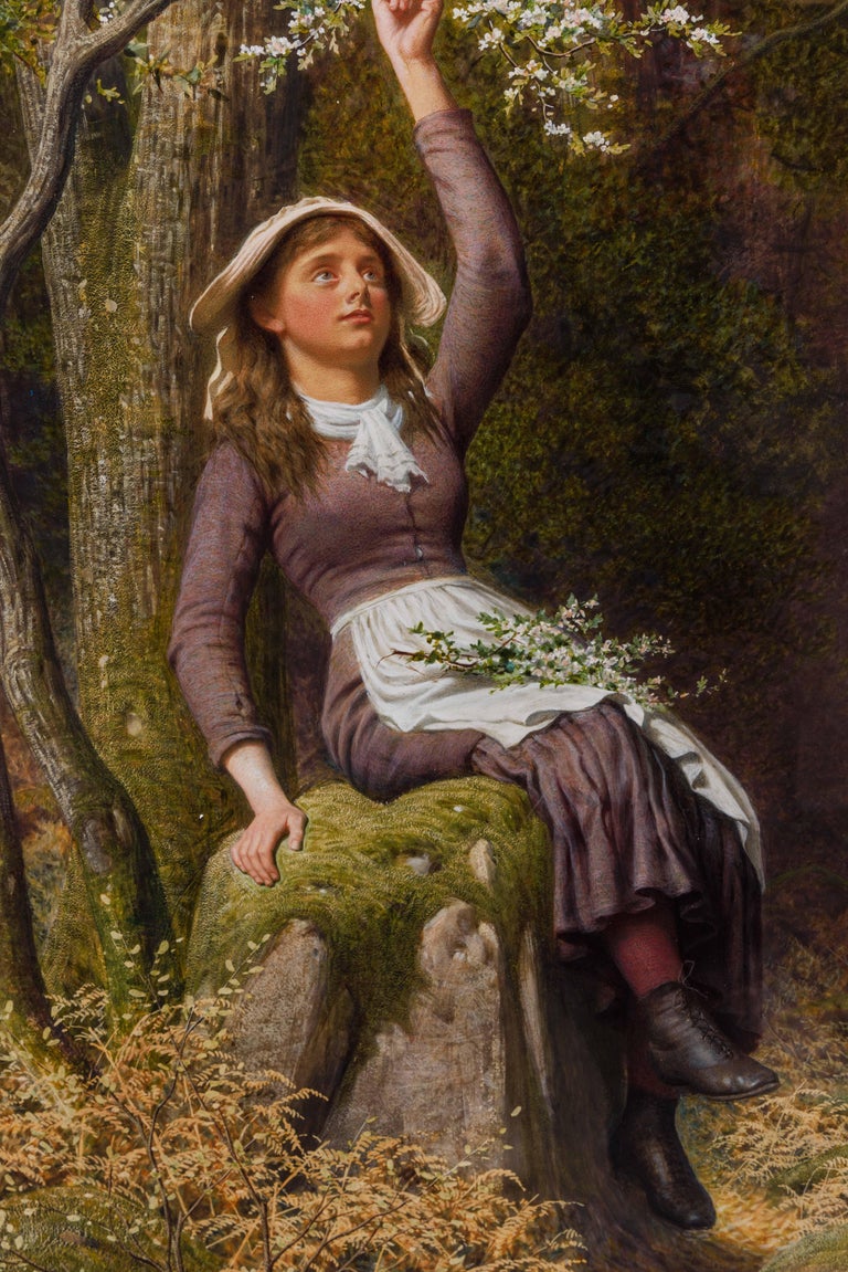 James Barnes - James Barnes (1870-1923) "Gathering May" An Exceptional ...