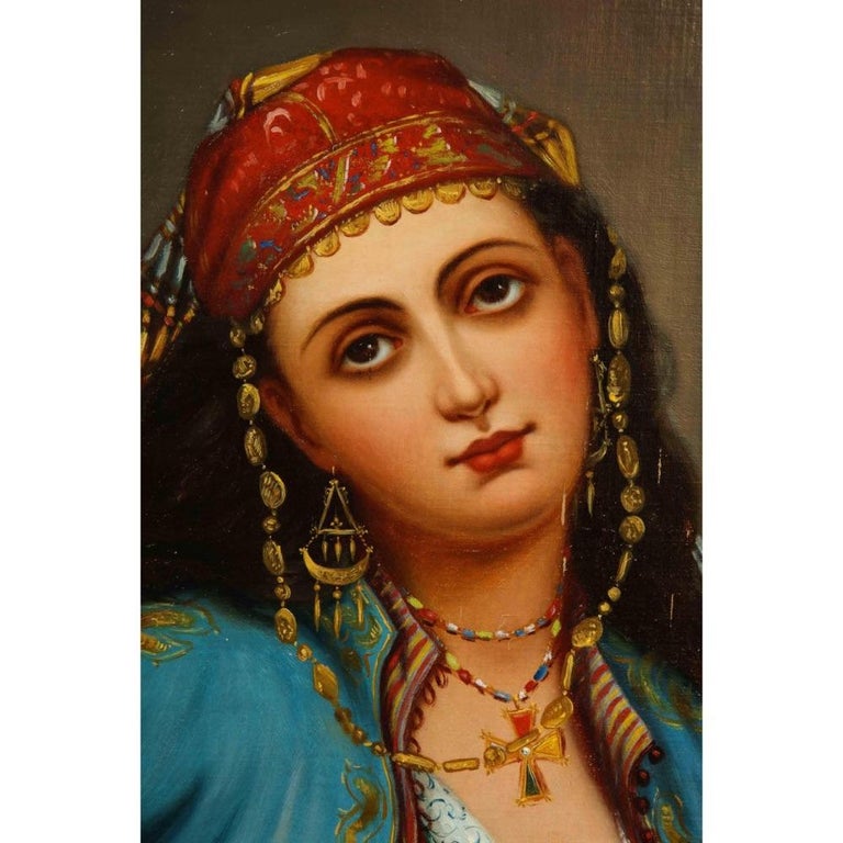 Oregon Wilson - Oregon Wilson "Gypsy Dancer" Orientalist Oil Painting ...