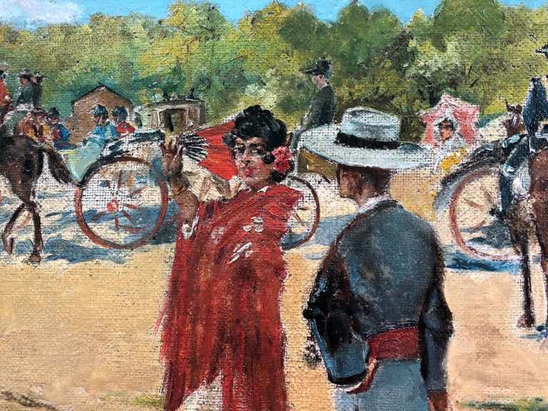 Mariano Obiols Delgado - Going to bullfight, Madrid Spain - original ...