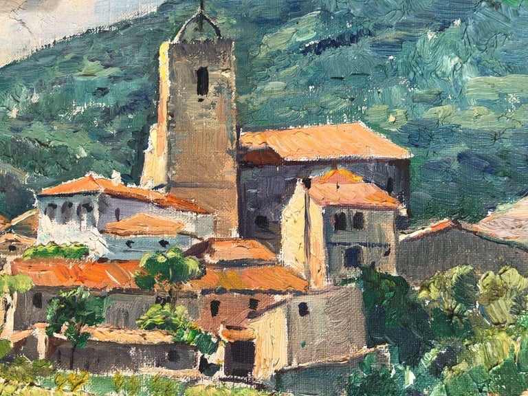 Albert Rafols Culleres - Spanish landscape original oil on canvas ...