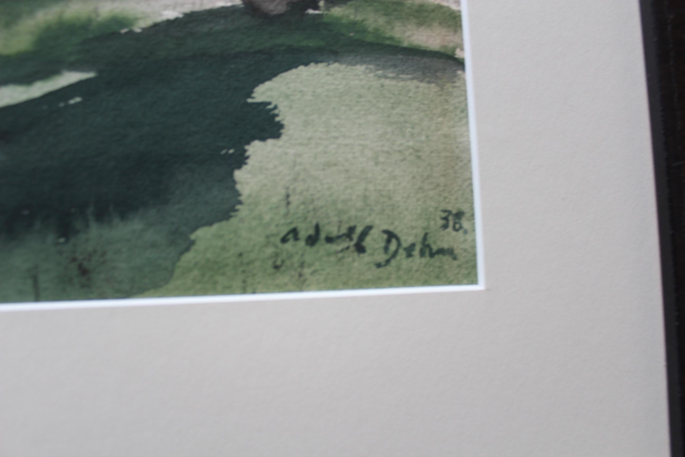 Adolf Dehn - "Deserted Farmyard, Minnesota, 1938, " Rural Midwestern ...