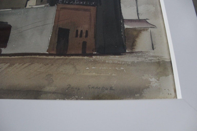 Paul Sample - "Lime Hydrator," Precisionist Modernist Industrial ...