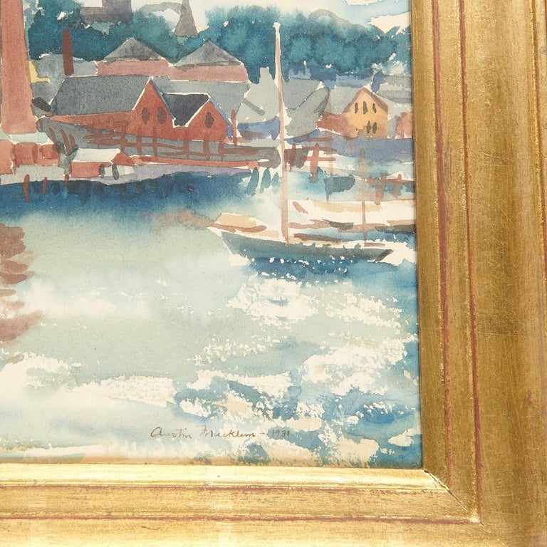 Austin Mecklem - "Gloucester Harbor, Massachusetts," Austin Mecklem ...