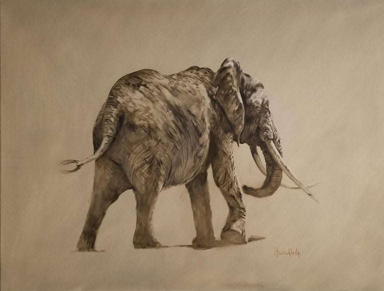 Spencer Hodge - "African Elephant Walking, " Spencer Hodge, Safari ...
